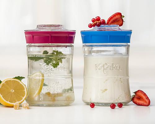KefirKo glass Kefir jars to make kefir, Tumeric bug & Ginger beer ...