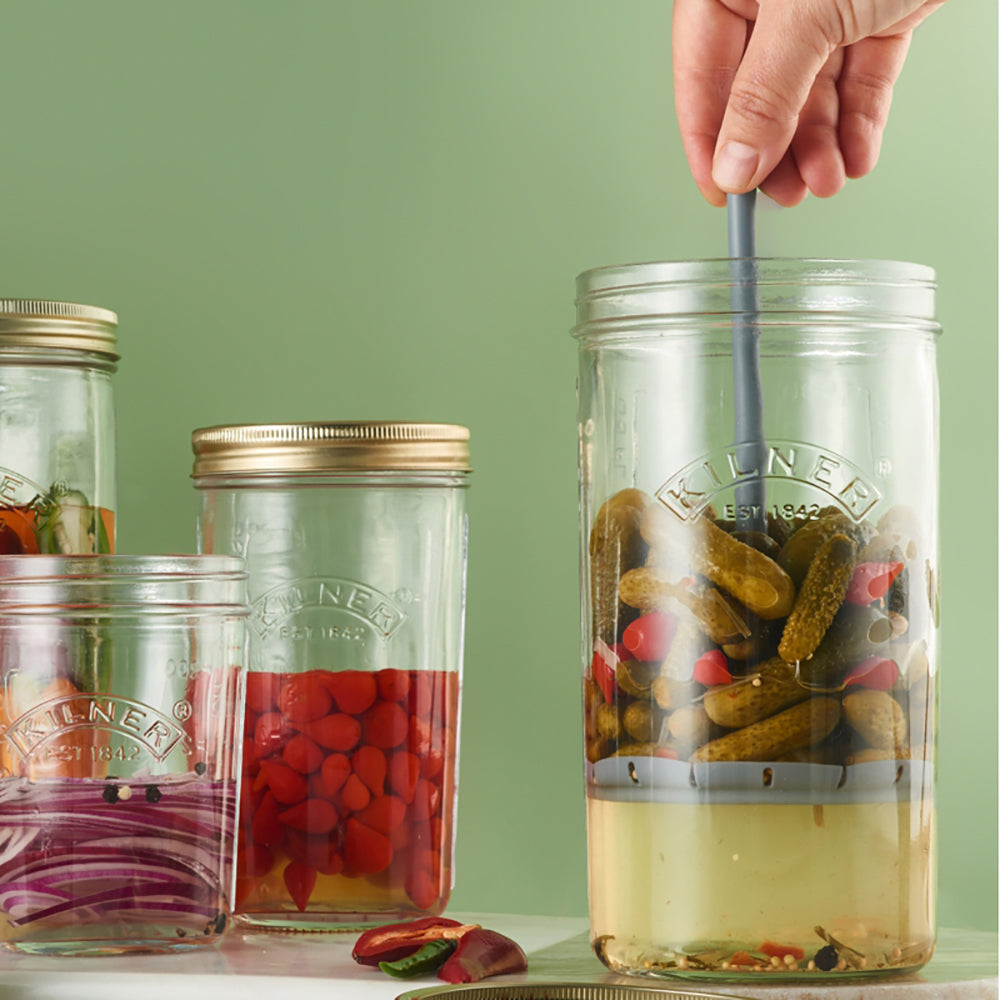 Kilner Pickle Jar With Lifter 1 Litre – Happy Kombucha